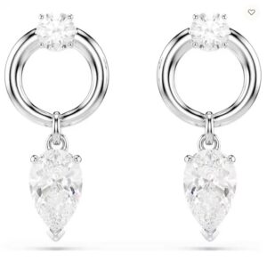 SWAROVSKI MESMERA DROP EARRINGS, WHITE - Max Wilson Diamond Jeweller ...